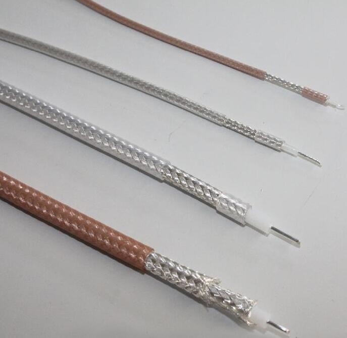 Mini cable de transmisión coaxial de cobre PFA/transmisión el de alta frecuencia del aislamiento ...